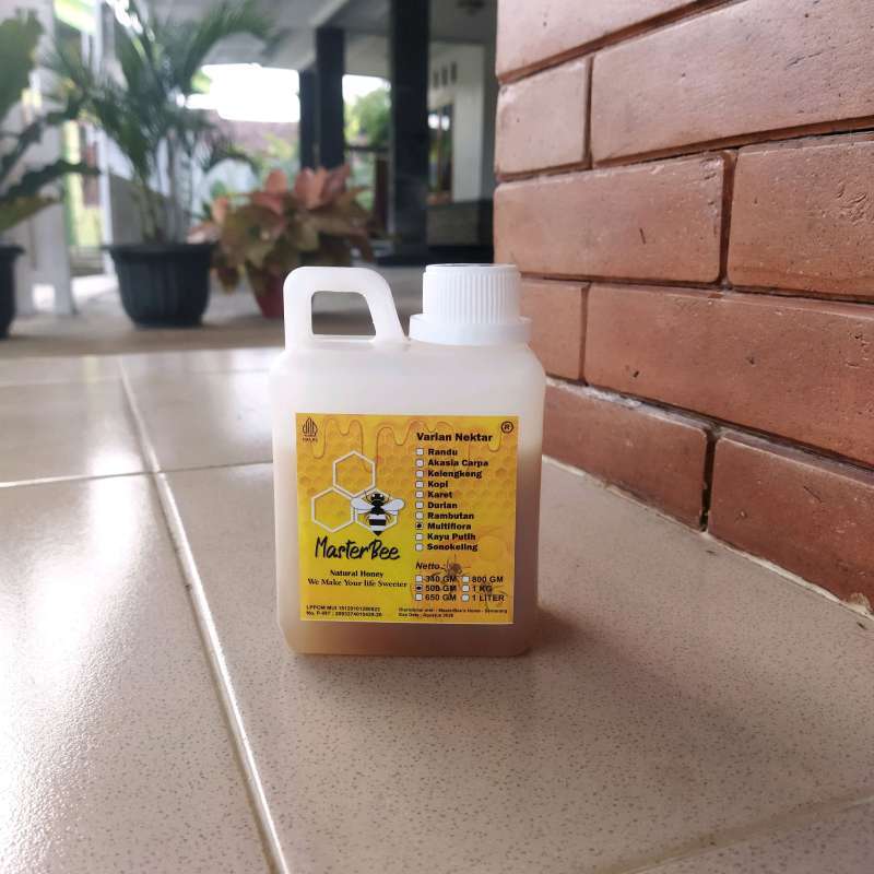 Jual Madu Murni Asli MASTERBEE 500 gram Nektar Multiflora 100% Raw ...
