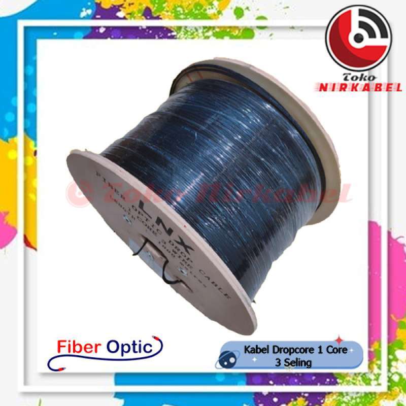 Promo Kabel Fiber Optic Drop Core 1 Core SM/Cable FO Drop Core SM 1 ...