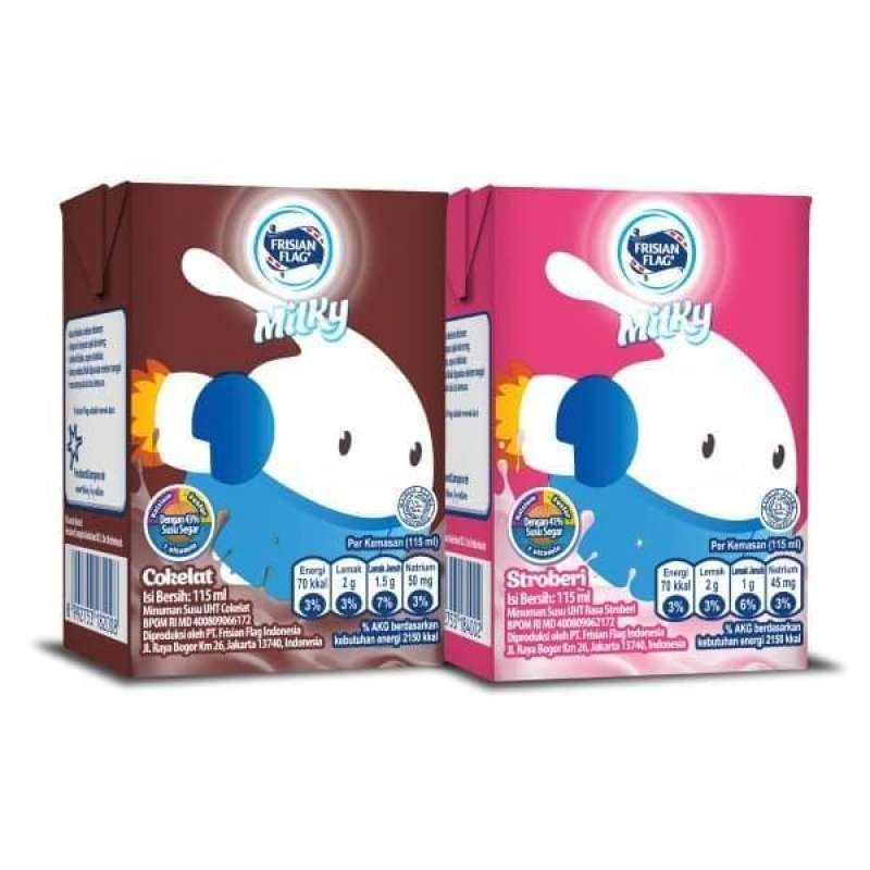 Jual Susu Frisian Flag Milky 180 ml / Zuzhu zazha 180 ml 1 dus isi 36 Pcs di Seller Deka_Store ...