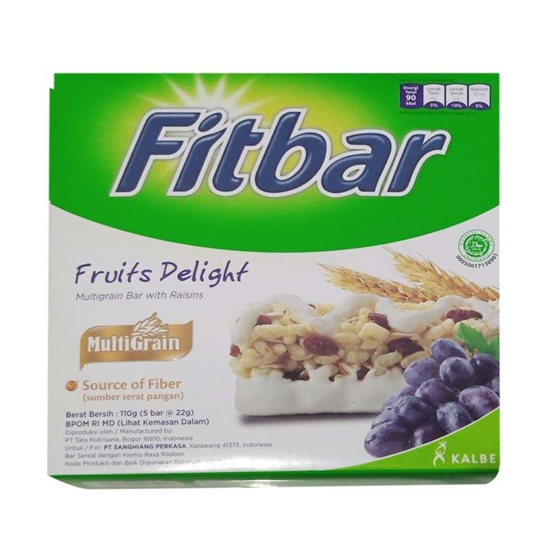 Jual FITBAR Fruits Delight Snack Bar [22 g / 5 pcs] di Seller PAMELLA ...