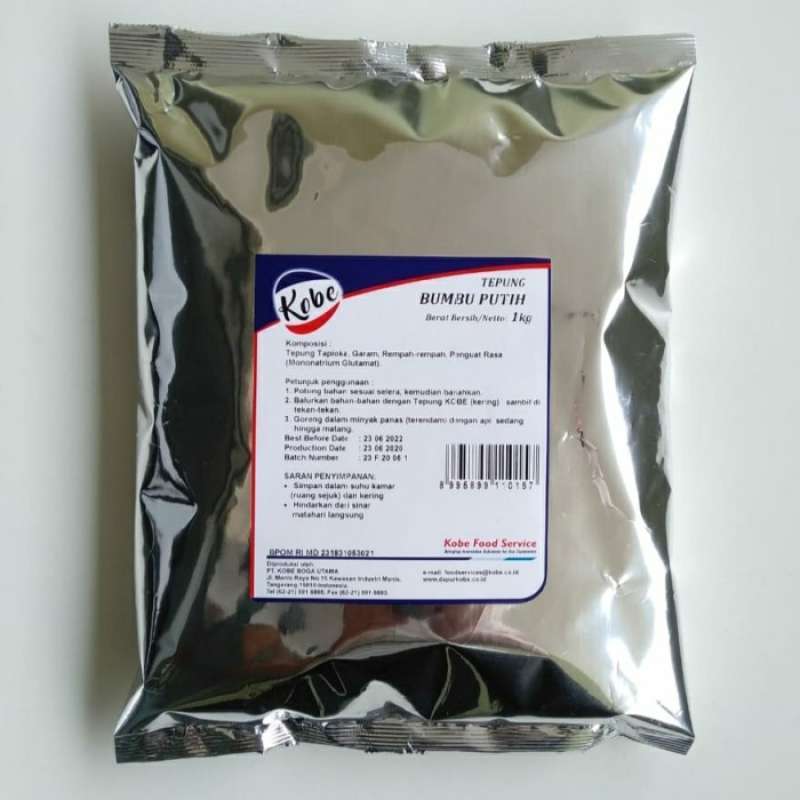 Promo No Brand Tepung Bumbu Putih (tepung Serbaguna) Kobe 1 Kg Bulan ...