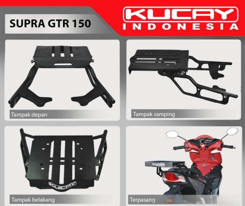 Promo Dudukan Box Bracket Breket Geser Kucay Motor Supra Gtr 150 Diskon ...
