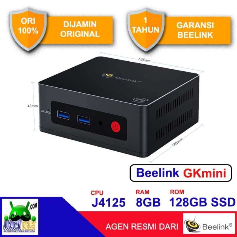Promo Tanpa Merk Mini PC Beelink GKMini 2022 Intel J4125 8/128GB SSD 4K ...
