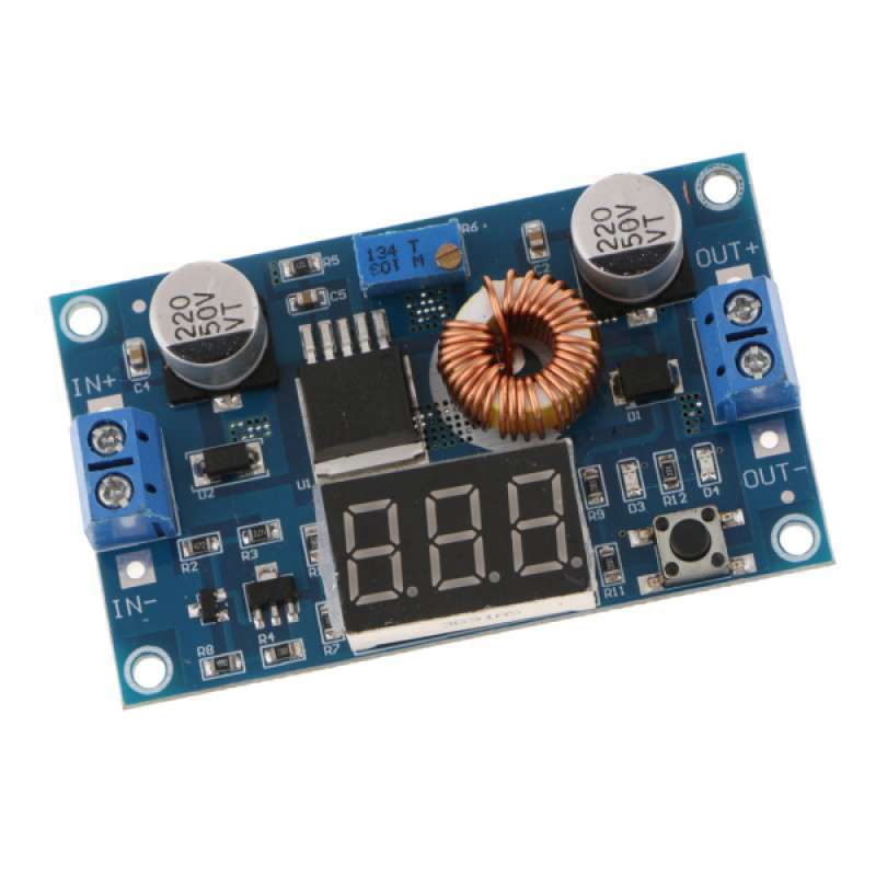 Jual OEM 5A 75W DC-DC Adjustable Step Down Buck Converter Module With ...
