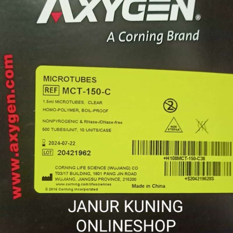 Promo microcentrifuge tube 1,5 ml/ Microtube 1,5ml MCT-150-C AXYGEN ...