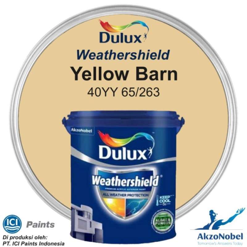 Jual CAT DULUX WEATHERSHIELD 20 LT - YELLOW BARN 40YY 65/263 di Seller ...