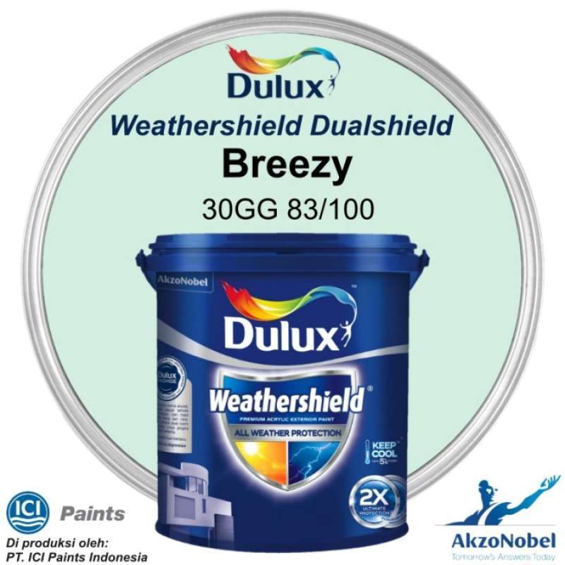 Jual CAT DULUX WEATHERSHIELD 20 LT - BREEZY 30GG 83/100 di Seller DULUX Exclusive Store - Duri ...