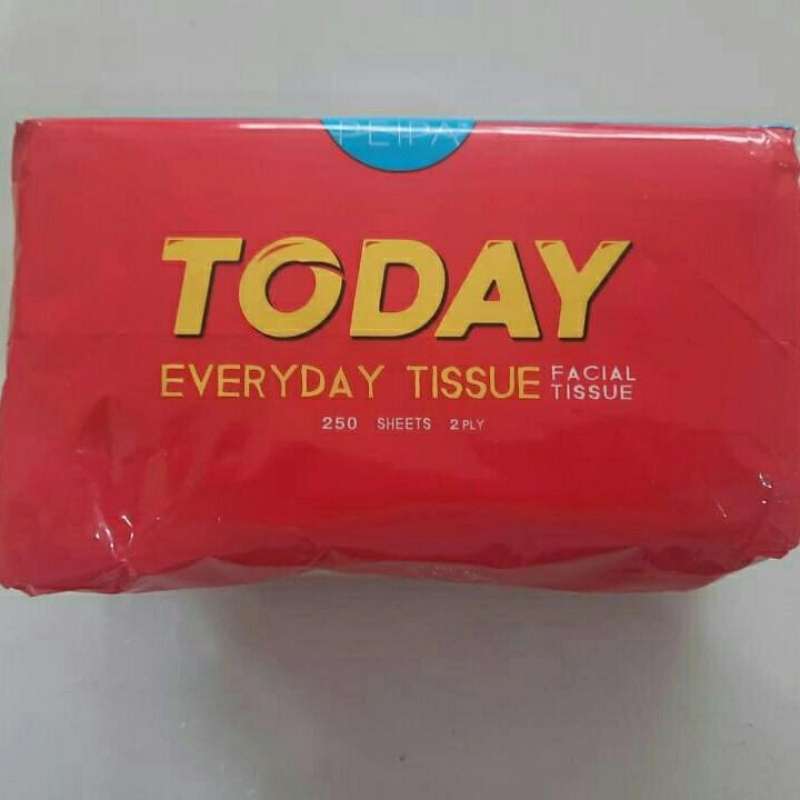Jual Tissue Tisu Today Facial Wajah 250 sheet 2ply di Seller ...