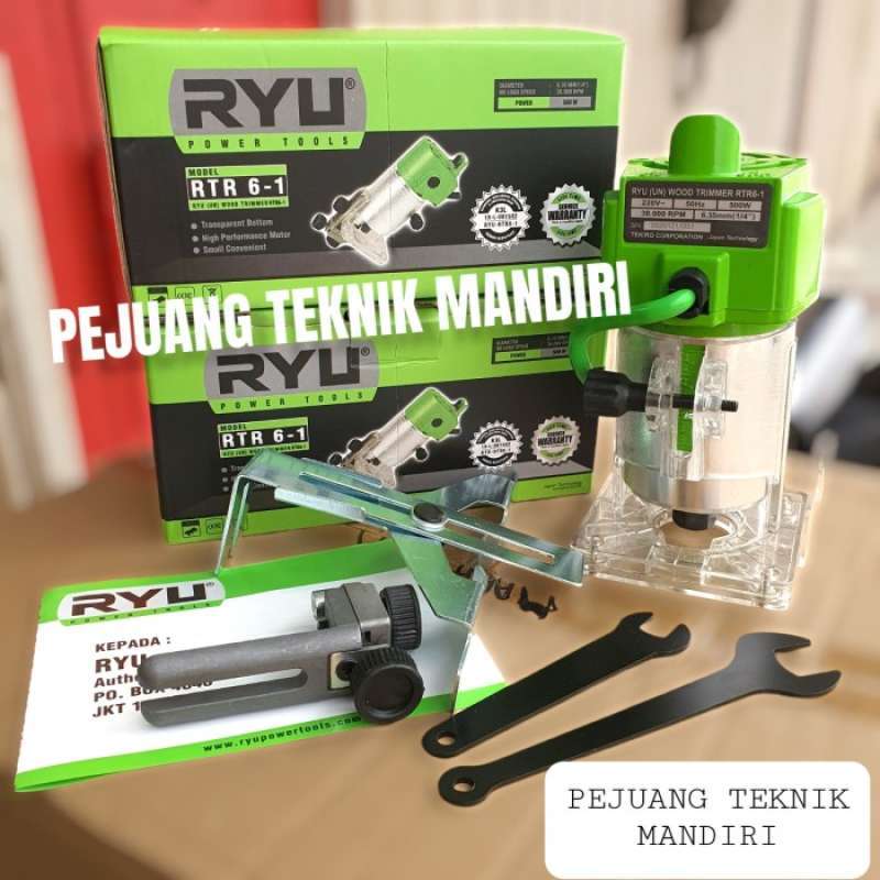 Promo MESIN TRIMMER ROUTER PROFIL KAYU RYU RTR 6 - 1 / TRIMMER RYU RTR ...