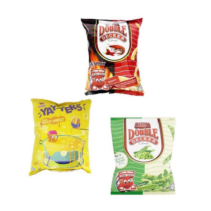 Jual DOUBLE DECKER Malaysia Mister Potato + Double Decker Snack [3 ...