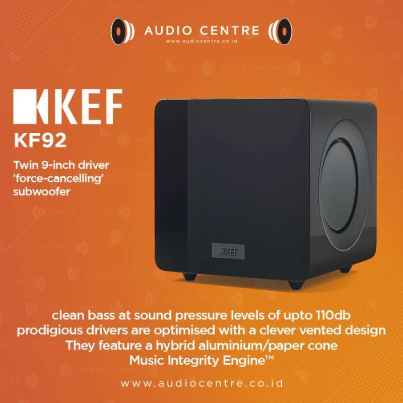 Promo Kef Kf92 Subwoofer Twin 9-inch Driver Active Subwoofer Diskon 11% ...