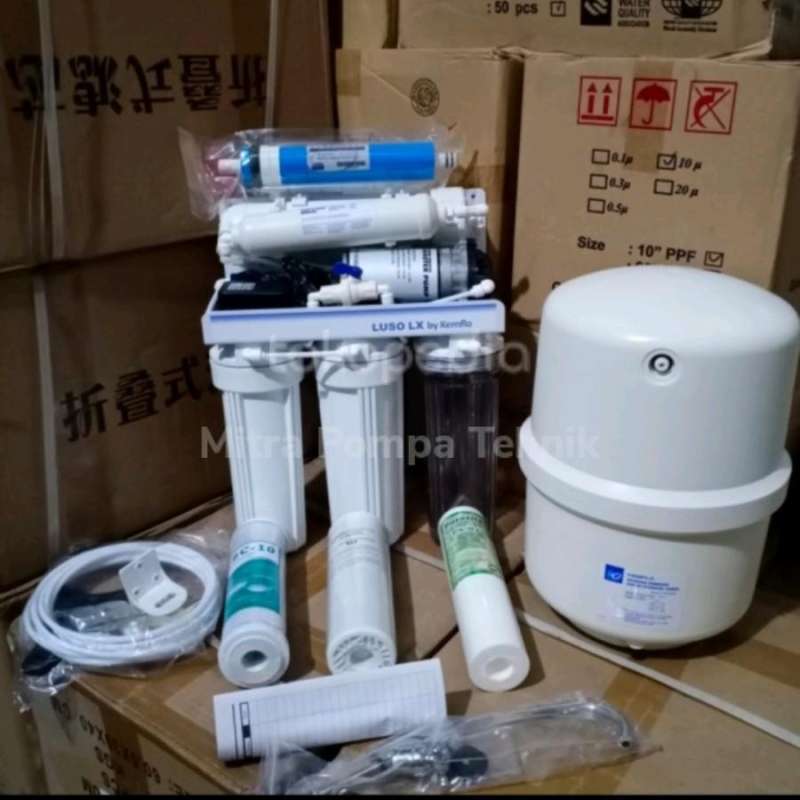 Jual Mesin Ro 100 Gpd Kemflo Reverse Osmosis 100gpd 5stag Filter Air ...