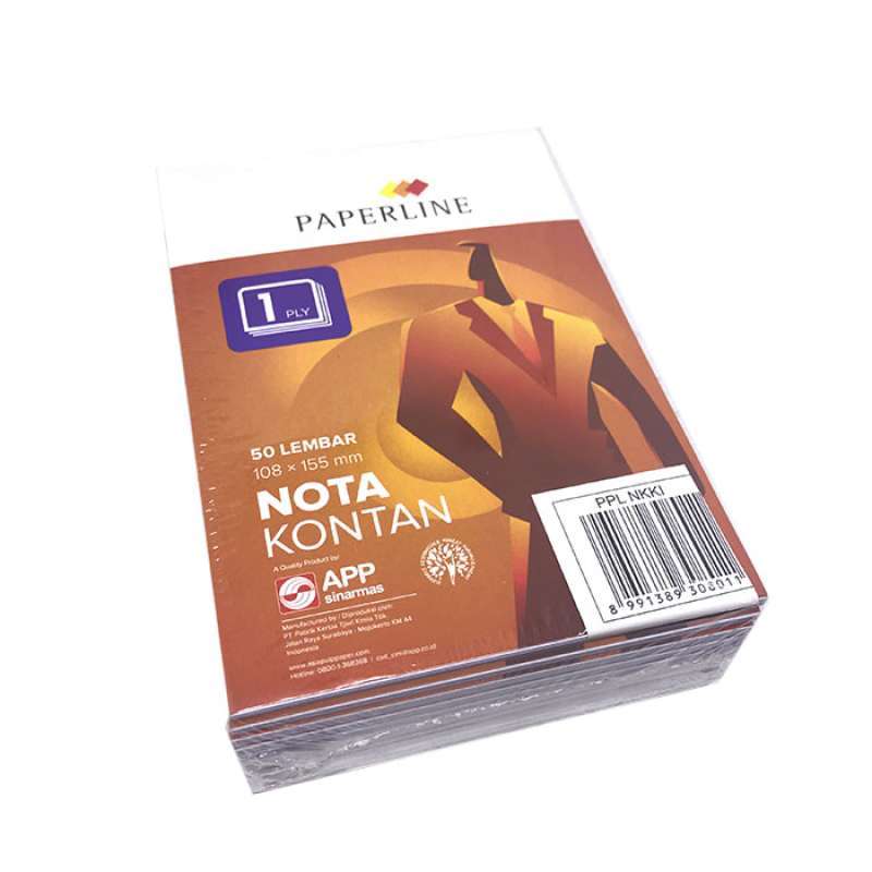 Jual Paperline K1 HVS Nota Kontan [1 PAK] - Coklat di Seller Toko BLESS ...