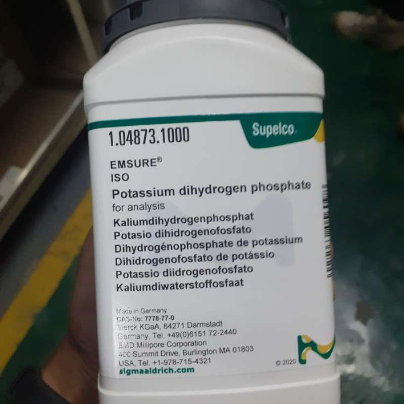 Jual 1.04873.1000 Potassium Dihydrogen Phosphate Merck Kh2po4 Di Seller ...