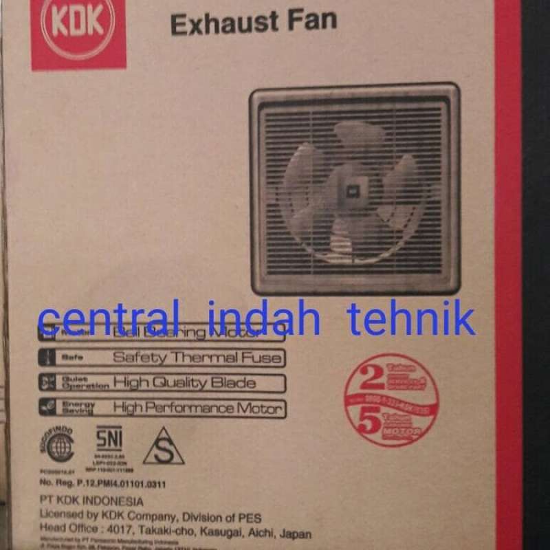 Promo KDK 25TGQ2 KIPAS ANGIN H3ISAP EXHAUST CEILING 10 10 INCH Diskon ...