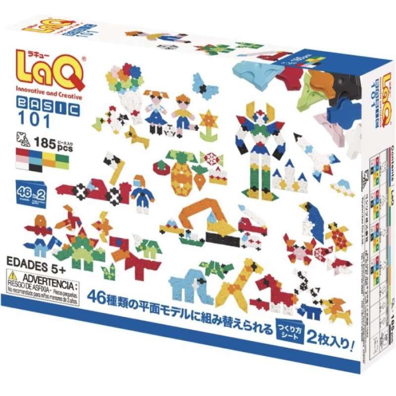 Jual Laq Basic 101 -46 Models, 185 Pieces | Japanese Building & Constructi Di Seller Electro ...
