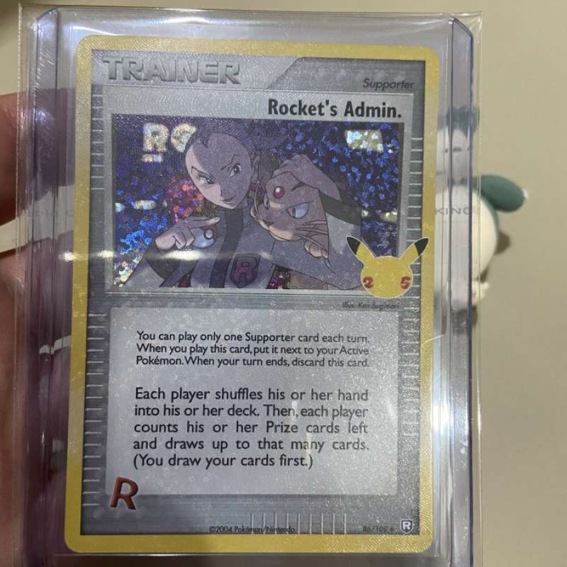 Jual Rocket's Admin Celebrations 25th Anniversary Pokemon TCG English ...