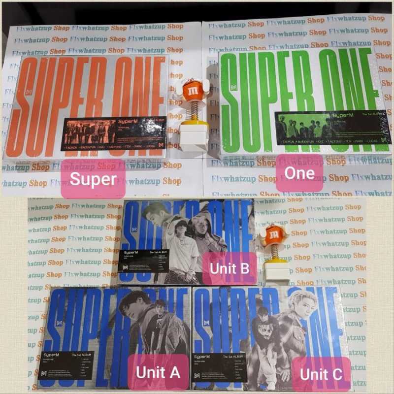 Jual SuperM Super One [1st Full Album] Official Album SEALED di Seller ...