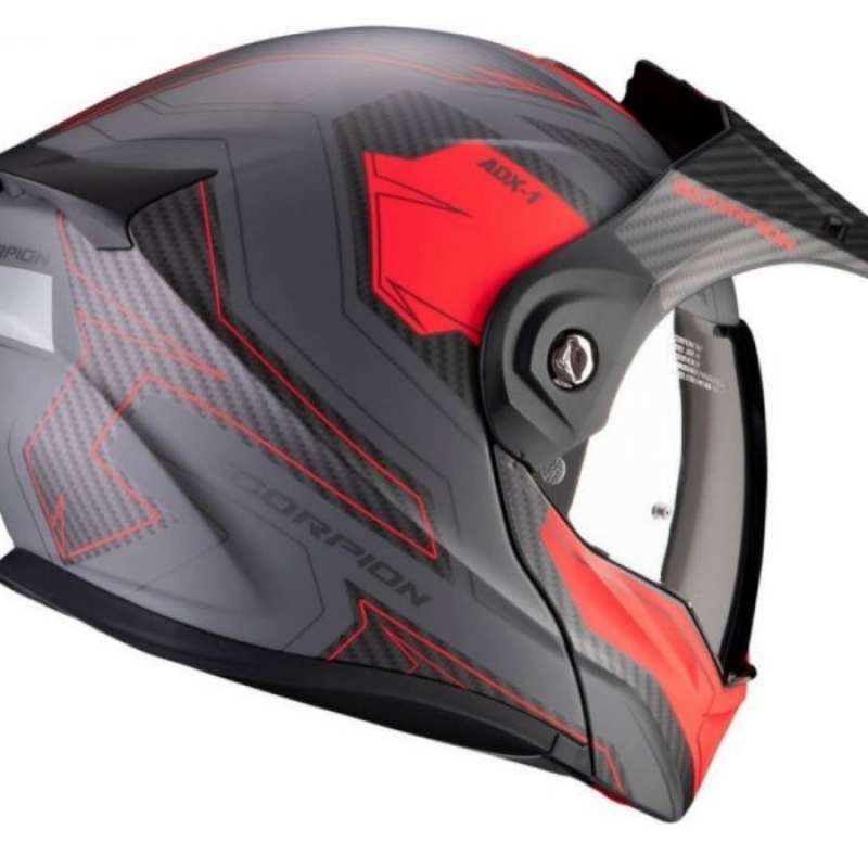 Jual Scorpion Adx 1 Tucson Grey Red | Helm Motor Modular Scorpion Adx ...