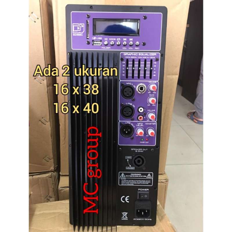 Jual mesin power kit aktif EQUALIZER USB BLUETOOTH 12 dan 15 ORIGINAL ...