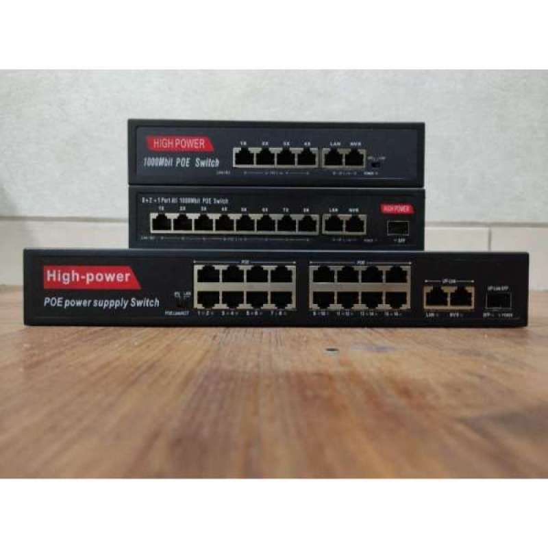 Jual Switch POE Gigabit 8 Port + 2 Uplink & SFP / Switch POE 8 Port di ...