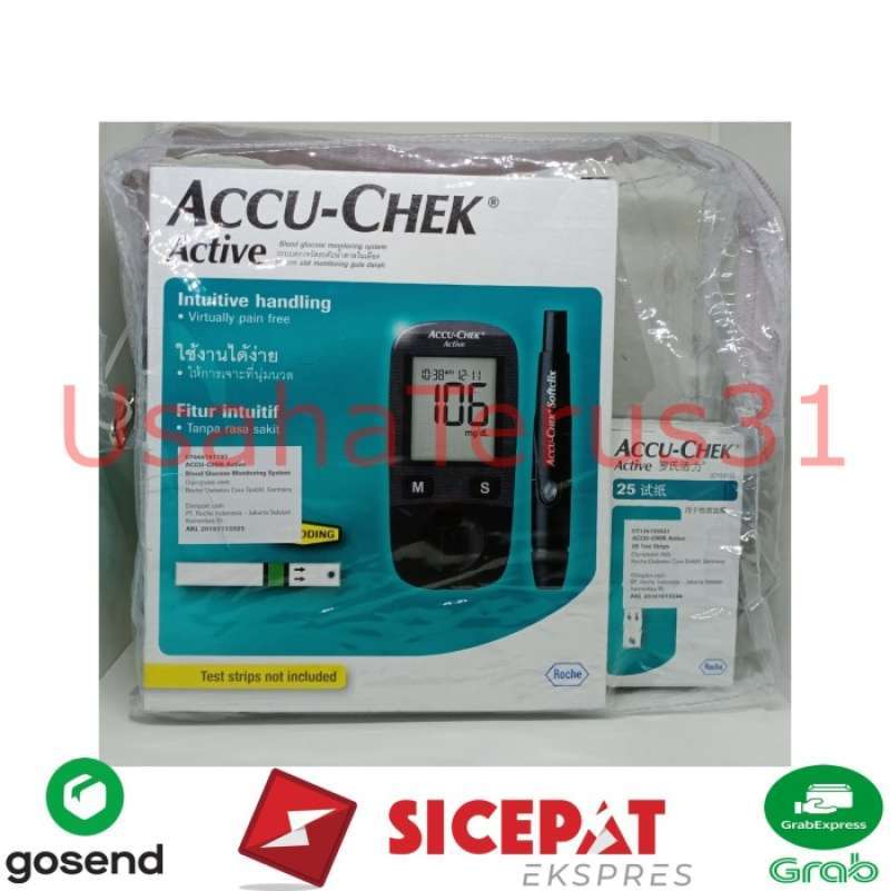 Jual Alat Test Gula Darah Accu - Check Active Family Pack Di Seller ...