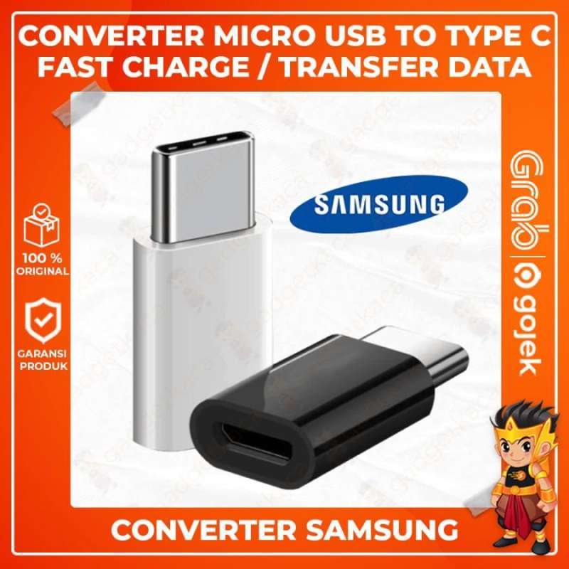 Jual Converter SAMSUNG Micro USB to Type C OTG for S8 Original di ...