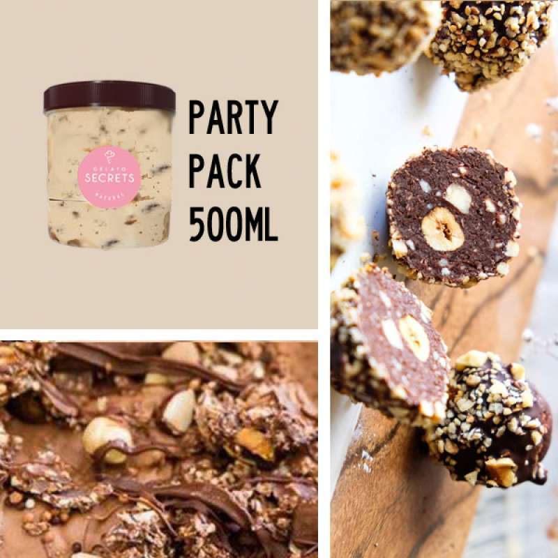 Jual Gelato Secrets Party Pack Ferrero Rocher Gelato Es Krim [500 mL ...