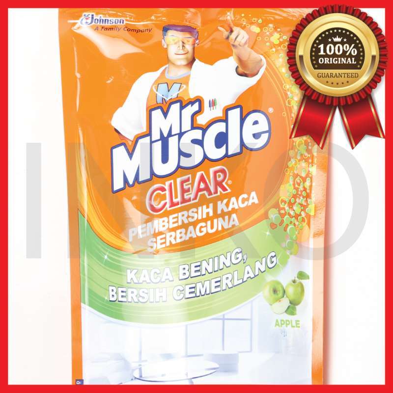 Promo Mr Muscle Clear Pembersih Kaca Serbaguna Hijau Pouch 440ml Diskon ...