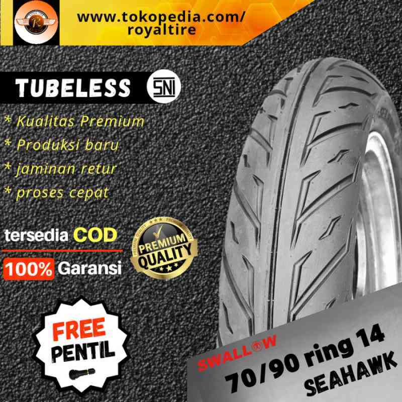 Promo Ban luar motor matic 70/90 ring 14 mio beat scoopy tubles ...