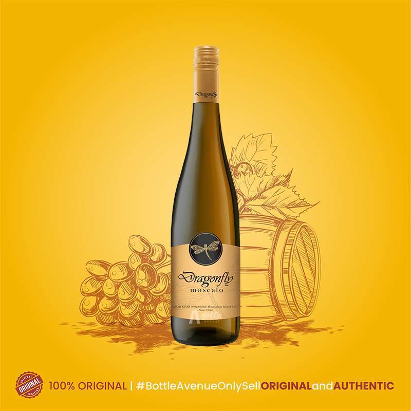 Promo Wine Dragonfly Moscato [750 mL] Diskon 26% di Seller Bottle ...