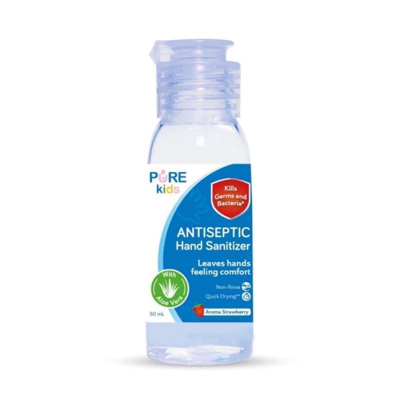 Jual PURE Kids Antiseptic Hand Sanitizer 50ml Strawberry di Seller ...