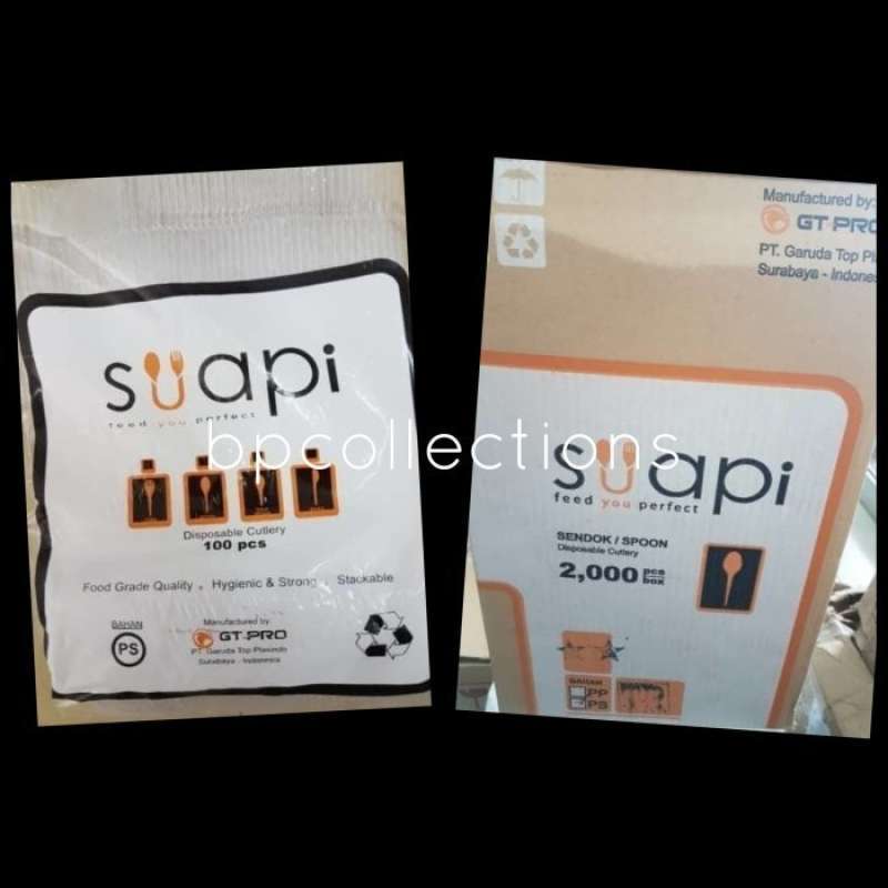 Jual 2000 Pcs Sendok Makan Garpu Makan Transparan Suapi Bening Gojek 1 ...