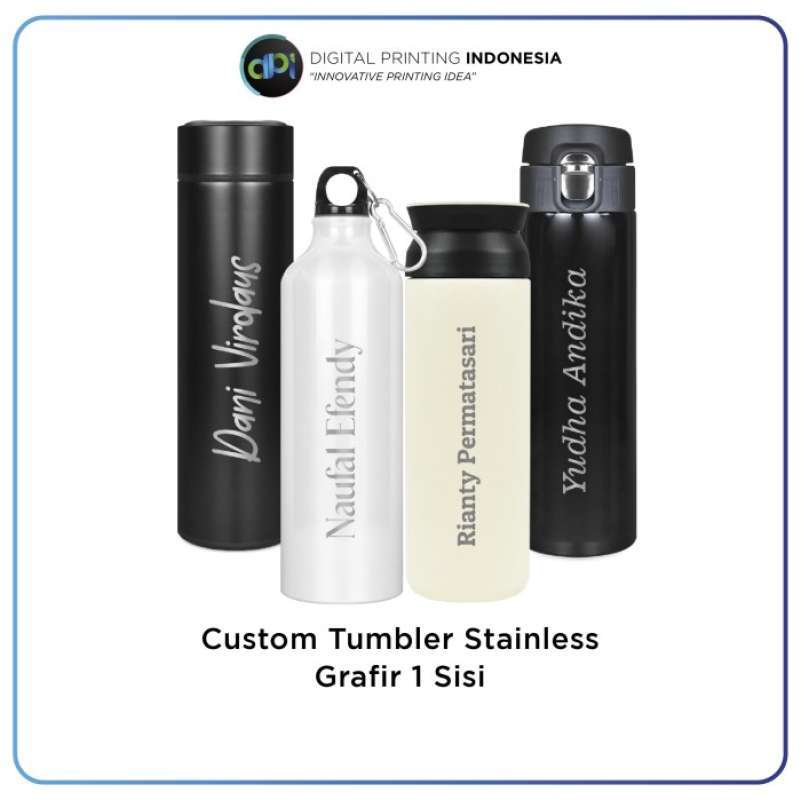 Promo Cetak Tumbler Custom Grafir Botol Minum Termos 500Ml - Tumbler Grafir Diskon 23% di Seller ...
