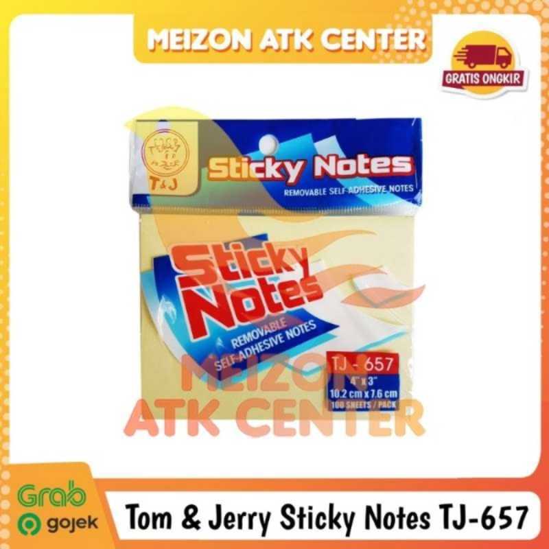 Jual Sticky Notes Tom and Jerry Kuning TJ 657 10.15 x7.6cm [1 PAD ...