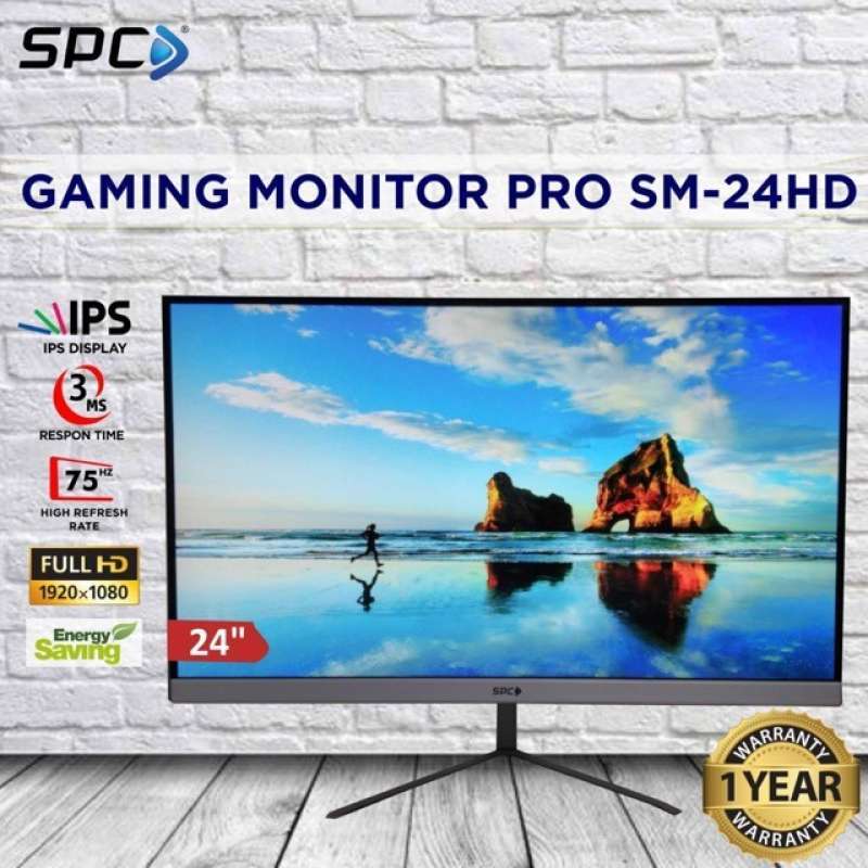 Jual Monitor Gaming Spc Pro Sm-24hd Ips 75hz 3ms Di Seller ...