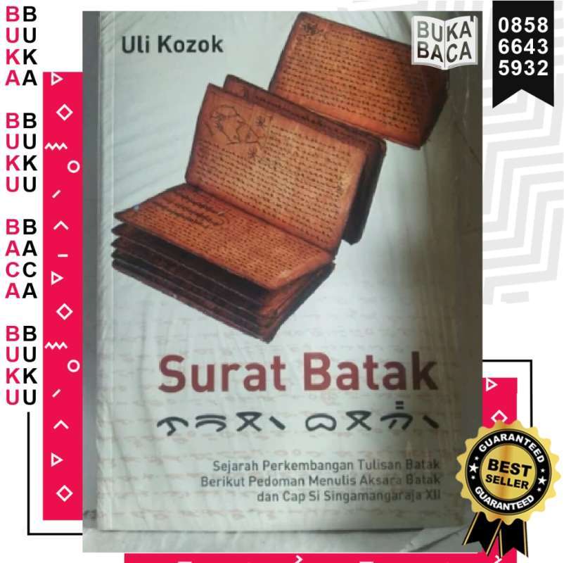Jual [BUKABACA] SURAT BATAK SEJARAH PERKEMBANGAN TULISAN BATAK BERIKUT ...