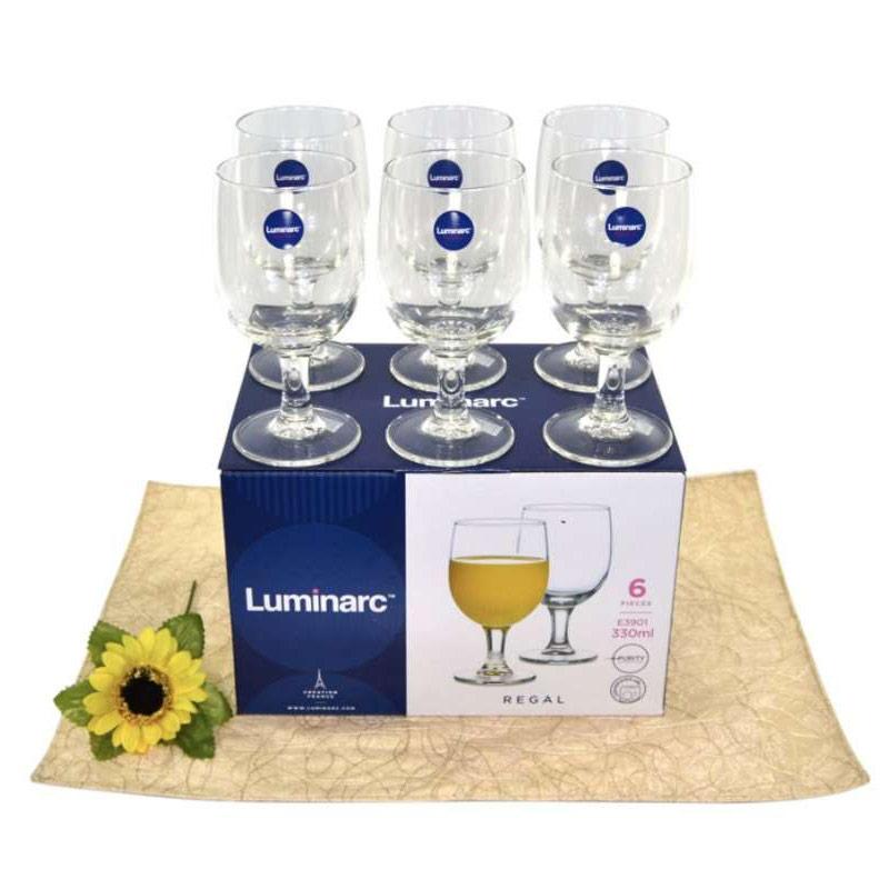 Jual Luminarc Regal Goblet Gelas Kaki [330 ml / 6 pcs] - Transparan di Seller Bursa Dapur ...