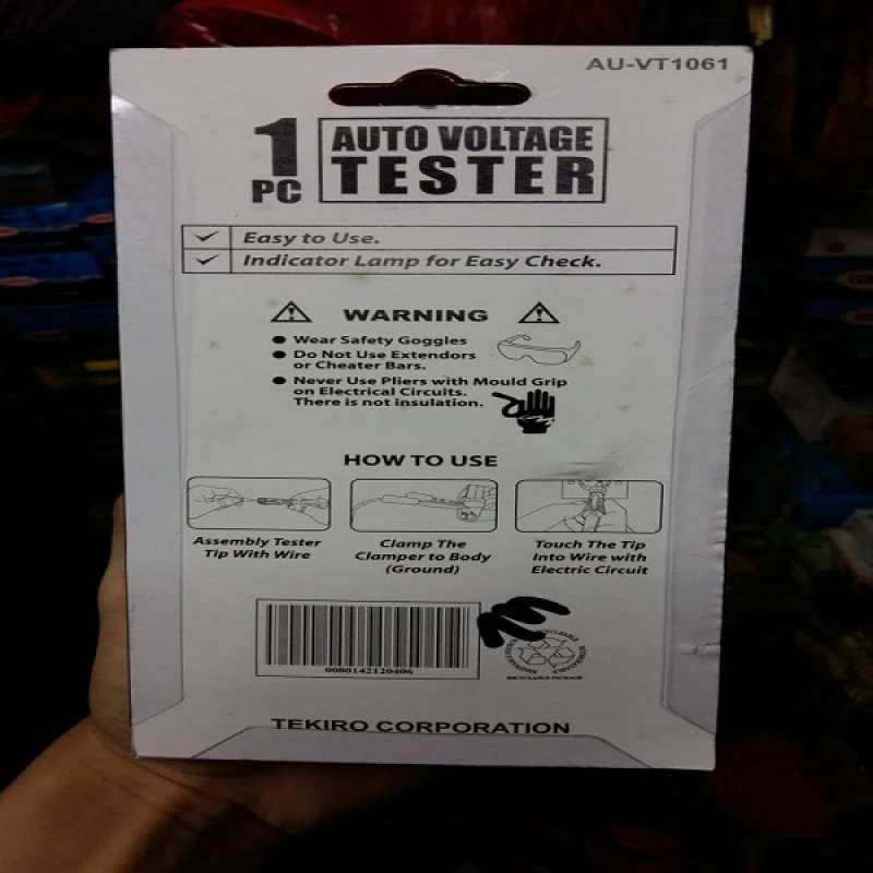 Promo Tekiro Tester Tespen Listrik / Test Light / Alat Tes Tegangan ...