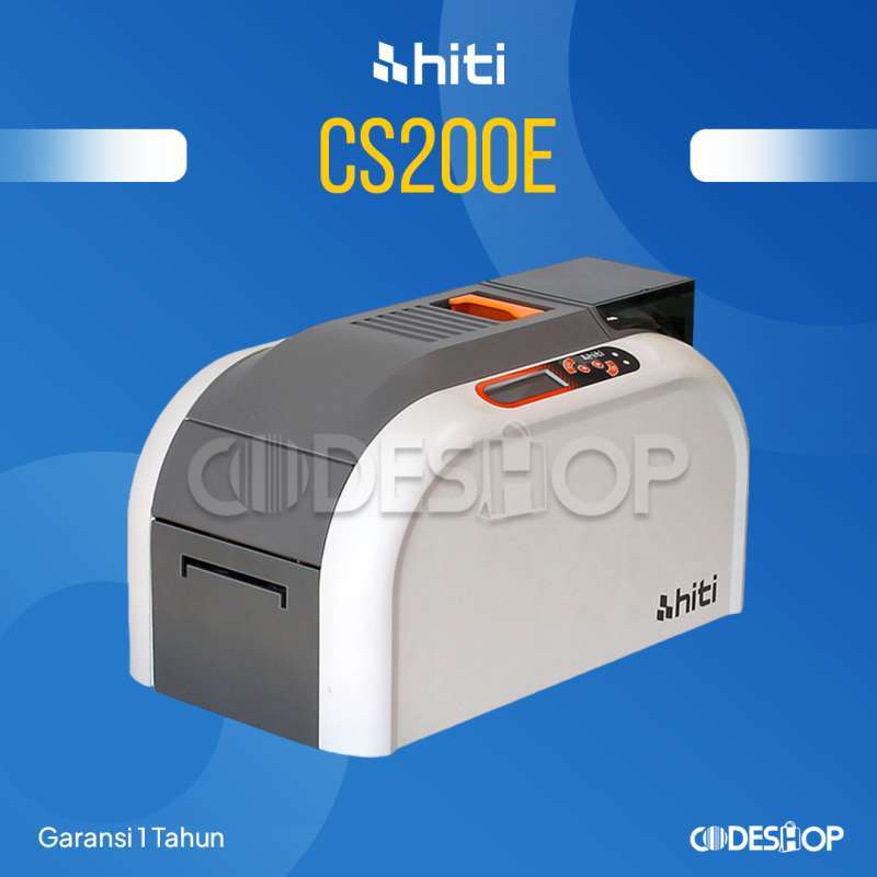 Jual Printer Kartu ID Card Cetak PVC HITI CS200E Warna CS 200 E di Seller Codeshop Makassar ...