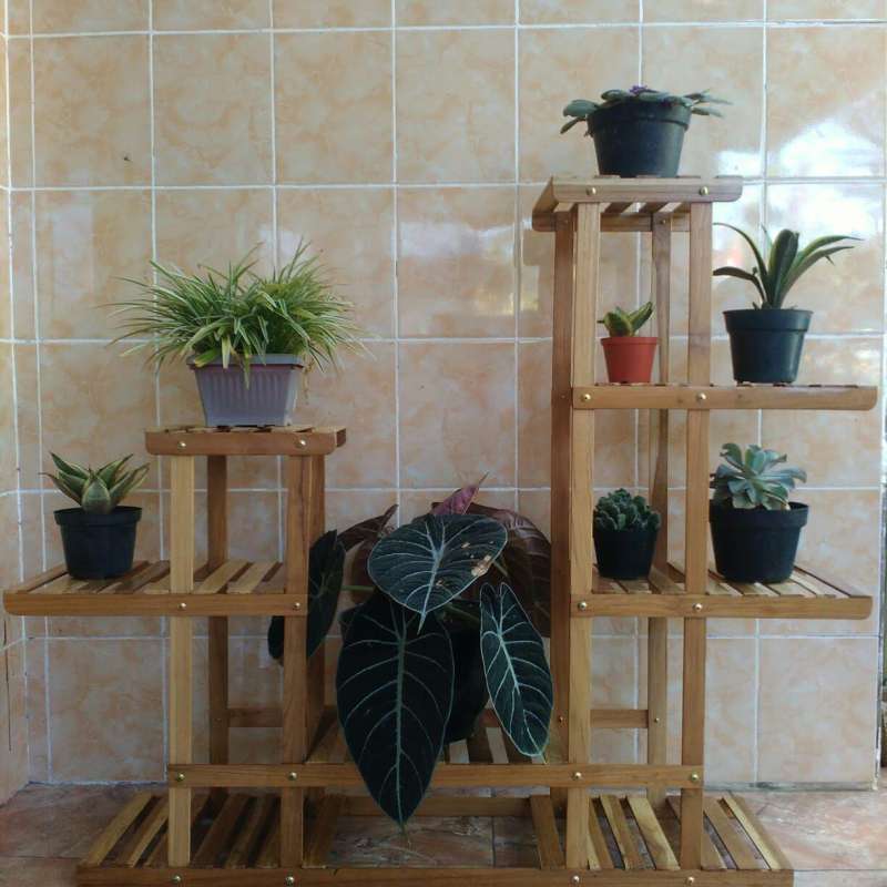 Kumpulan 24+ Rak Tanaman Gambar Rak Bunga Dari Kayu Kekinian ...