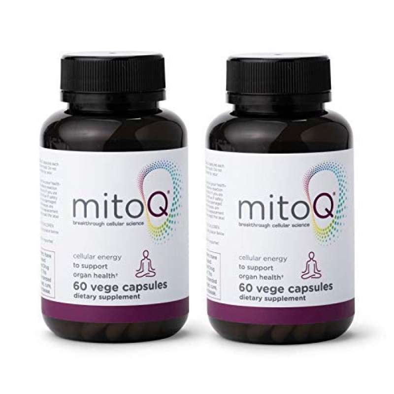 Jual MitoQ Advanced CoQ10 Ubiquinol Supplement, Antioxidant Support for ...