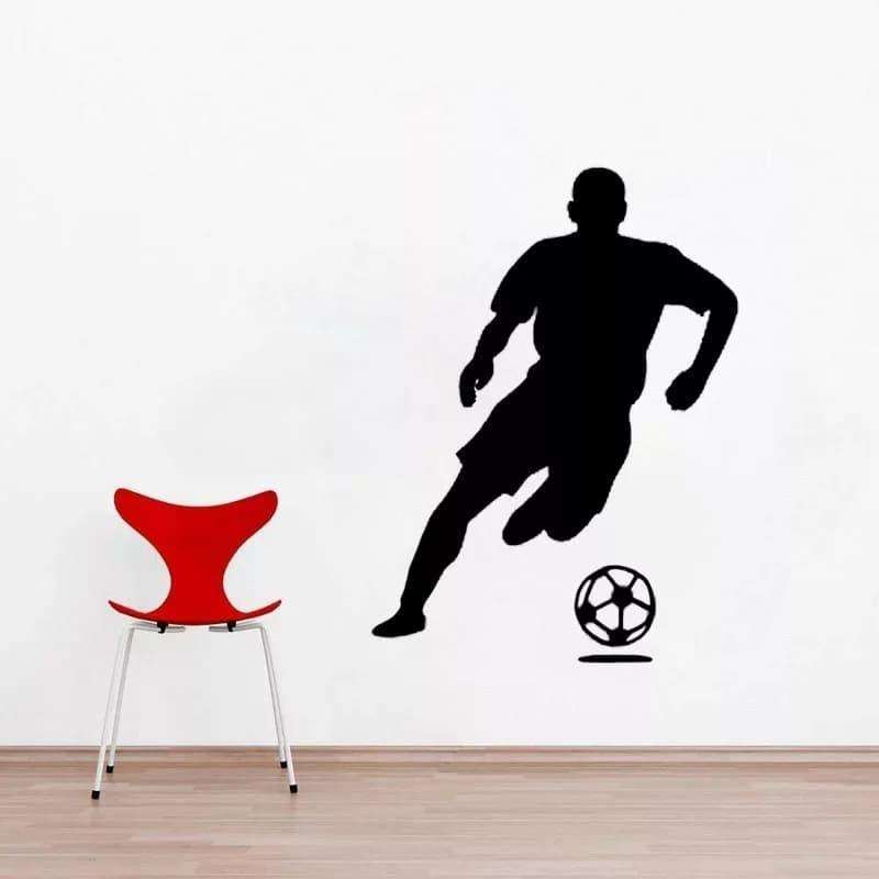 Jual Wall Sticker Sepak Bola 06 Stiker Dinding Kaca Kantor Rumah Murah ...