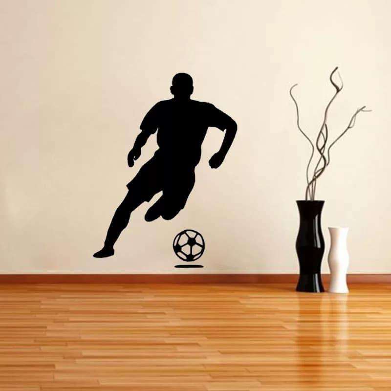 Jual Wall Sticker Sepak Bola 06 Stiker Dinding Kaca Kantor Rumah Murah ...