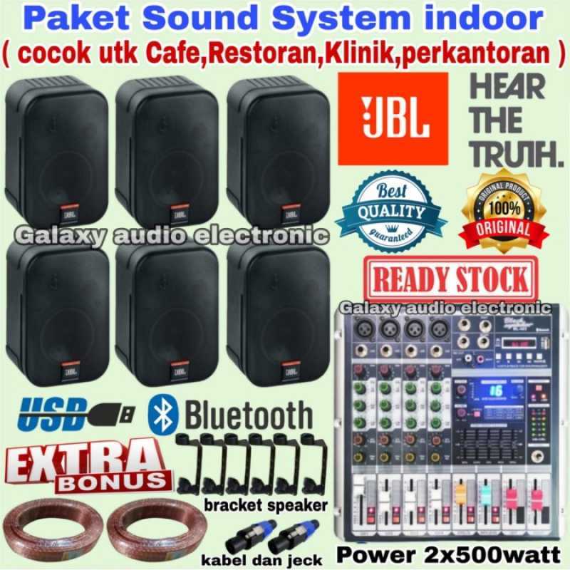 Jual Paket Sound System untuk Kafe/Cafe/Klinik/Restoran isi 6 speaker ...