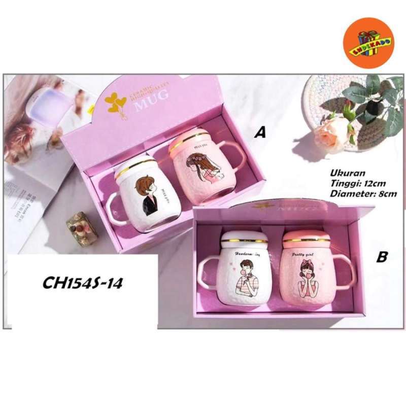 Jual Mug Keramik Couple - Mug Pasangan Di Seller Toko Endekado Makassar ...