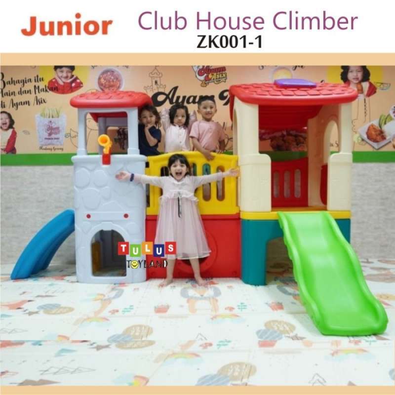 Jual Perosotan Junior Club House Climber Playground Playhouse Slide Di Seller Meedina Corner ...