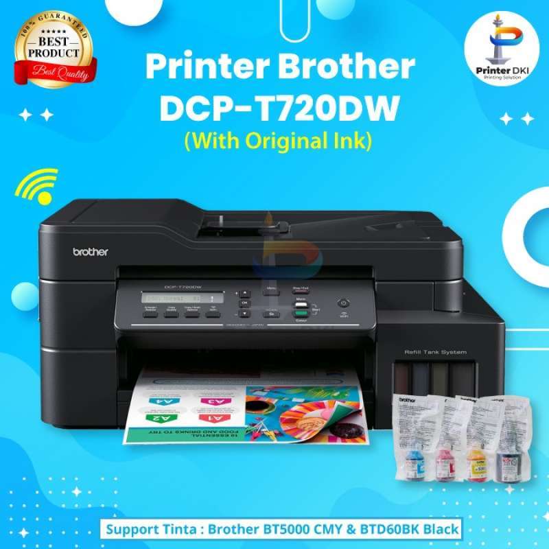 Promo BROTHER DCP-T720DW Printer Ink Tank Multifunction T720 WiFi ...
