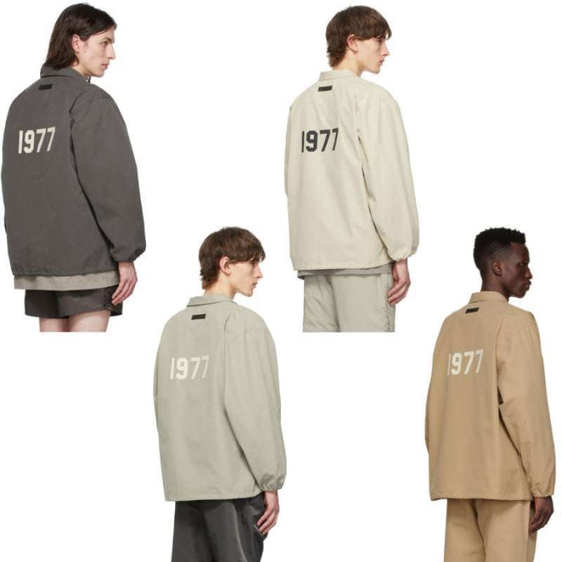 Jual Fear Of God Essentials 1977 Coach Jacket 100% Original - XS BLACK ...