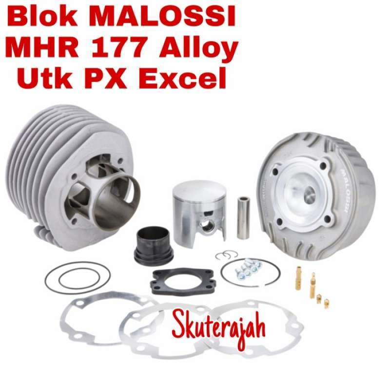 Jual BLOK Block Set MALOSSI MHR 177 Alloy utk PX Excel Exclusive Strada ...